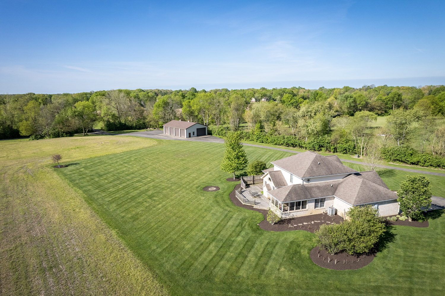 30 Acres Rural Estate and Pond Shelby County Indiana - Farm Real Estate ...